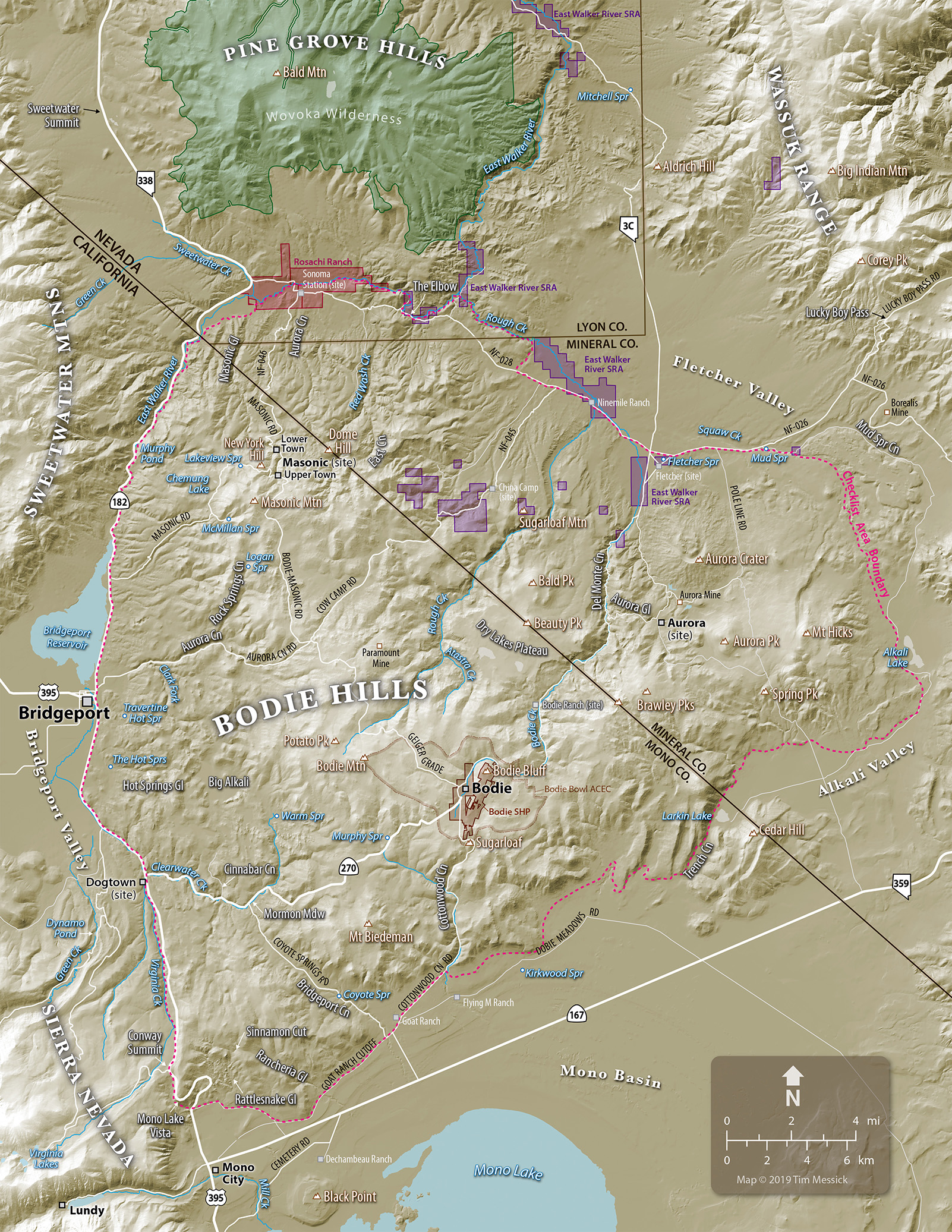 Maps | Plants of the Bodie Hills